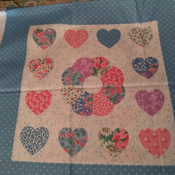 Hand Crafted | Office | 2384 Vintage Quilt Pattern 4 Panels 2 Yd X 45 1 ...